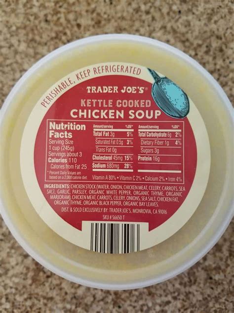 trader joe s kettle cooked chicken soup