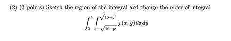 2 3 ﻿points ﻿sketch the region of the integral