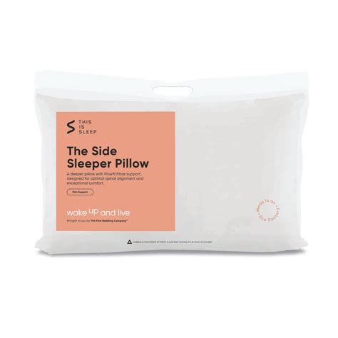 The Side Sleeper Pillow Firm Support Pillow For Side Sleepers