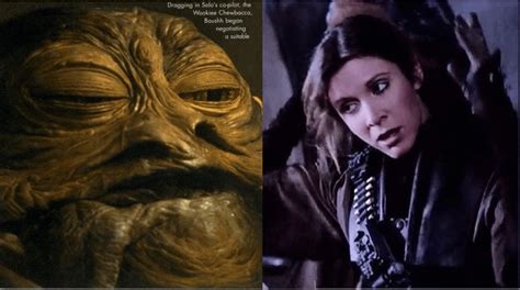 Princess Leia Organa Knows That Jabba Is Lusting After Her For Years