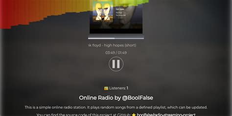 Visualized Radio Streaming W React Vite Node Socket Io DEV Community