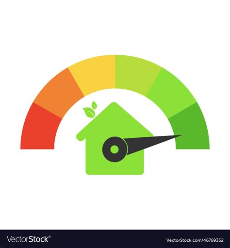 Icons Of Energy Efficiency At Home Royalty Free Vector Image