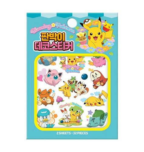 아이누리 블루밍 포켓몬스터 판박이 데코스티커 티몬
