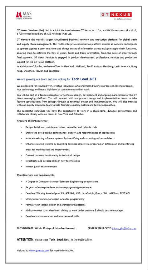 Tech Lead Net