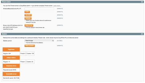 Cloudflare Control Extension For Full Cloudflare Integration With