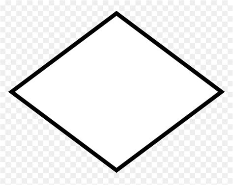 Diamond Shape Print Out Png Image With No Flowchart Decision Shape