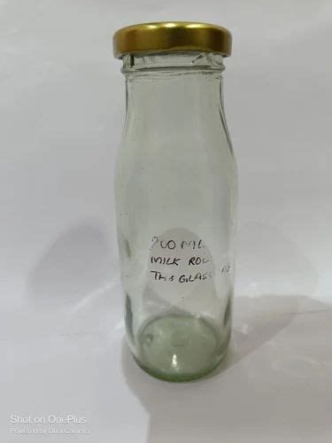Glass Milk Bottle 200 Ml At ₹ 525piece In Firozabad Id 26758498048