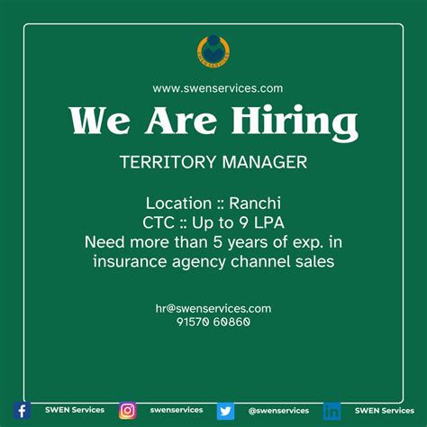 Swen Services On Linkedin Hiringalert Swenservices Ranchijobs