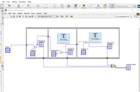 Labview Merge Signal In Flat Sequance Stack Overflow