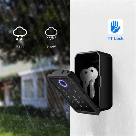 Smart Lock Box Tuya Ttlock App Controlled Wifi Electronic Lockbox Real