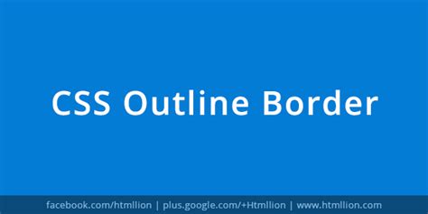 css outline border html lion