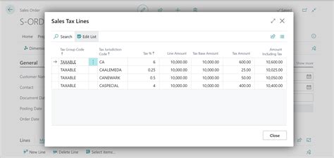 Tax Setup In Microsoft Dynamics 365 Business Central For Usa
