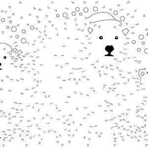 Christmas Extreme Difficulty Dot To Dot Connect The Dots Holiday