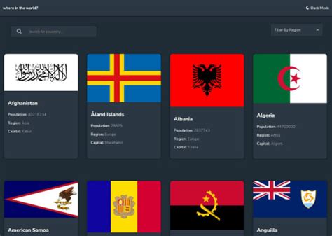 Frontend Mentor Rest Countries Api Using React Redux Toolkit And Sass Coding Challenge Solution