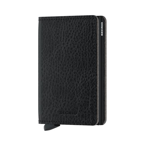 Slimwallet Veg Black Black｜secrid 真皮rfid防盜銀包｜荷蘭製造 Secrid Hong Kong