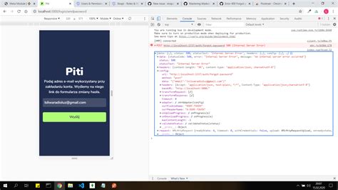 Forgot Password Works But Returns 500 Internal Server Error · Issue 5249 · Strapistrapi · Github