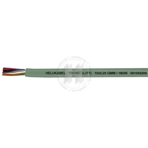 Kábel Ohybný Tronic Liyy 2x075 Pvc Sivý