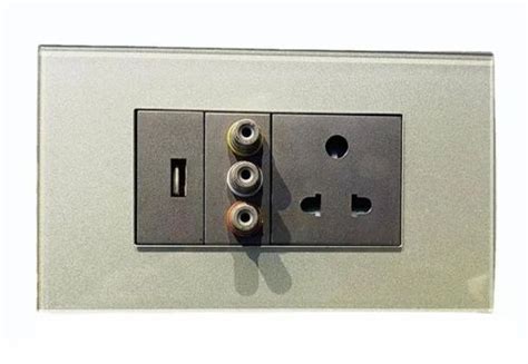 Polycarbonate Side Mount Grey Modular Switch For Home Size X Inch At Piece In New Delhi