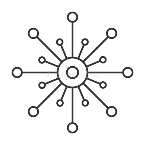 Cells Icon Isolated Flat Style Vector Illustration Stock Illustration