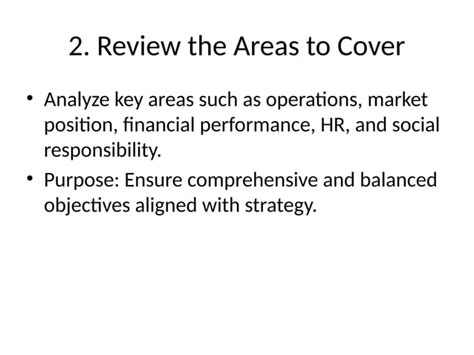 Process Of Setting Objectives An Overview Pptx