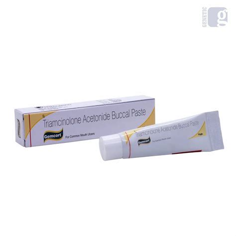 15g Triamcinolone Acetonide Buccal Paste 05 At ₹ 160piece In Vadodara
