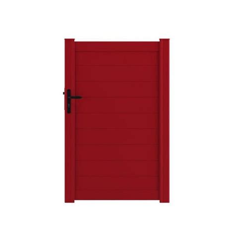 Portillon Battant Lao Rouge Klos Up L99x H1558 Cm Leroy Merlin
