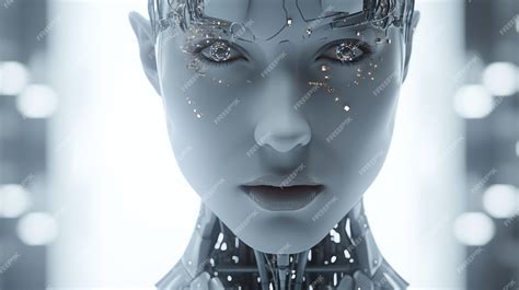 Premium Photo Female Humanoid Robot