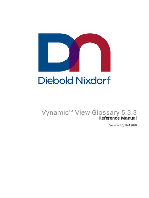 Vynamic View Glossary 5 3 3 Pdf Windows Registry World Wide Web