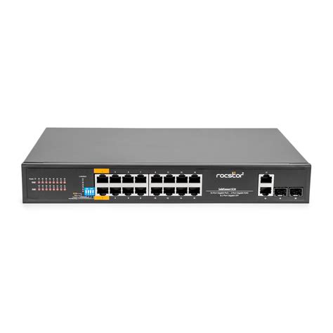 Solidconnect Sc20 20 Port Unmanaged Ethernet Switch 2 Port Sfp Uplink Port Rocstor