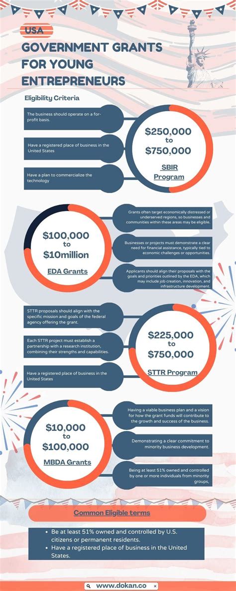 Usa Government Grants For Young Entrepreneurs Rinfographics