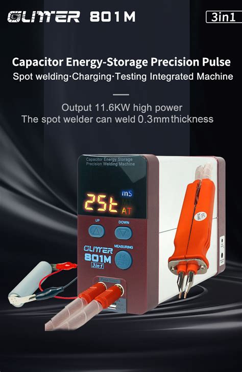 Glitter 801m Battery Spot Welder Capacitor Energy Storage Pulse Welding