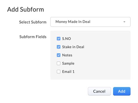 You Can Now Add Subforms To Zoho Crm Templates The Marks Group Small Business Consulting