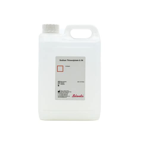 Sodium Thiosulphate 0 1n Solmedia