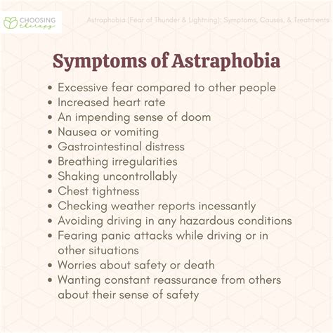 Astraphobia Fear Of Thunder And Lightning Symptoms Causes And Treatments