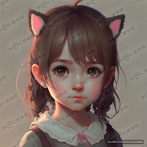 Ai创作图可爱 昵图网