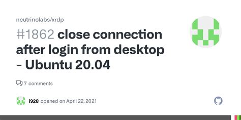 Close Connection After Login From Desktop Ubuntu Issue Neutrinolabs Xrdp GitHub
