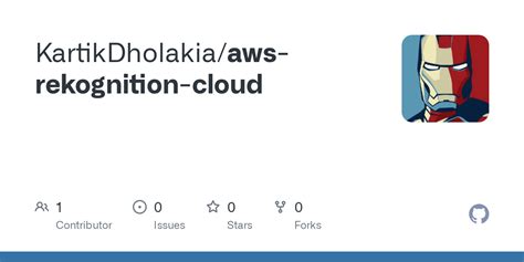 GitHub KartikDholakia Aws Rekognition Cloud
