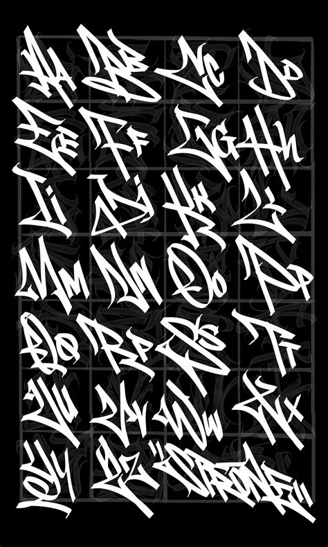 My Graffiti Alphabet In 2024 Graffiti Lettering Alphabet Graffiti