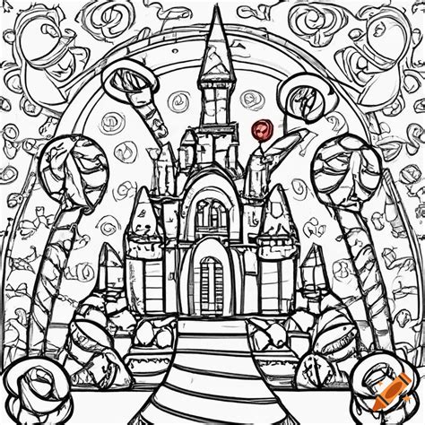Candy Castle Drawing