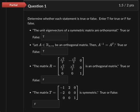 solved determine whether each statement is true or false