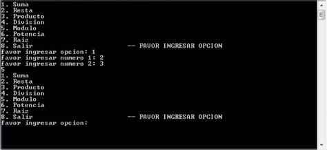 Sentencia Case Python Operaciones Matematicas