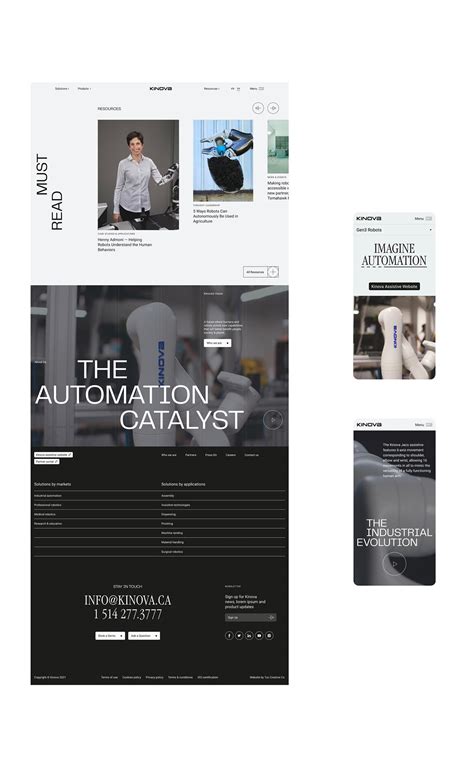Kinova Robotics Behance