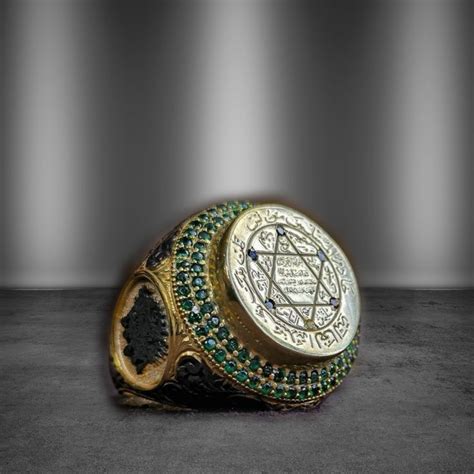 Seal Of Suleiman Ring King Solomon Star Of David Suleiman The Magnificent Ring Sterling