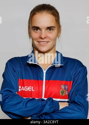 Czech Tennis Player Sara Bejlek Playes Against Alycia Parks Of Usa At