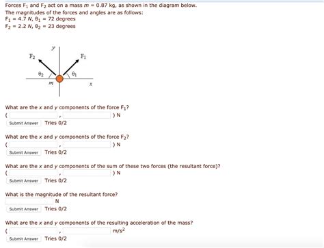 Solved What Is The Magnitude Of The Acceleration M S2