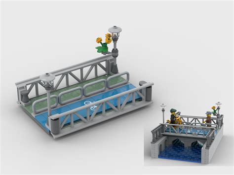 Lego Moc Bridge By Brickhappens Rebrickable Build With Lego