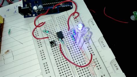 Simple Led Pattern And Switch Program Using Pic12f675 Pic12fxxx Youtube