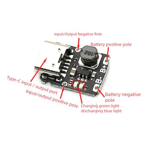 Tp4057 Type C Litium Batareya Yükləyici 5v Yüksəldici Modul Makerstore Azerbaijan