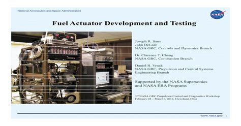 Pdf Fuel Actuator Development And Testingfuel Actuator · Pdf