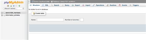 Creating Tables In A Database With PhpMyAdmin Kualo Limited